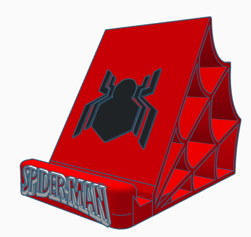 STL file Spider Web - Phone Holder 🕷️ ・Template to download and 3D ...