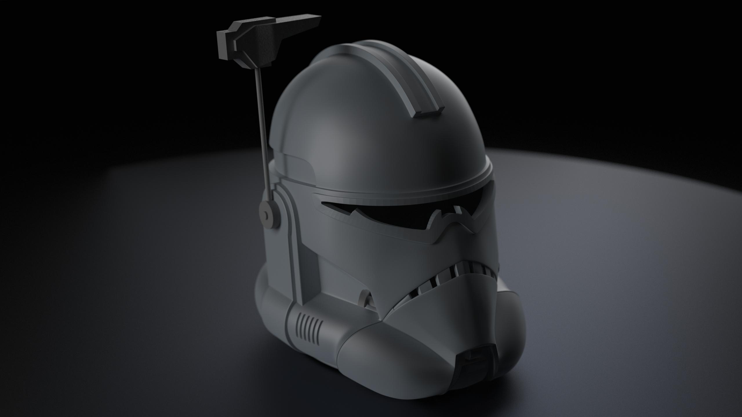 STL file Star Wars Commander Wolffe Helmet ⭐ ・3D printable design to ...