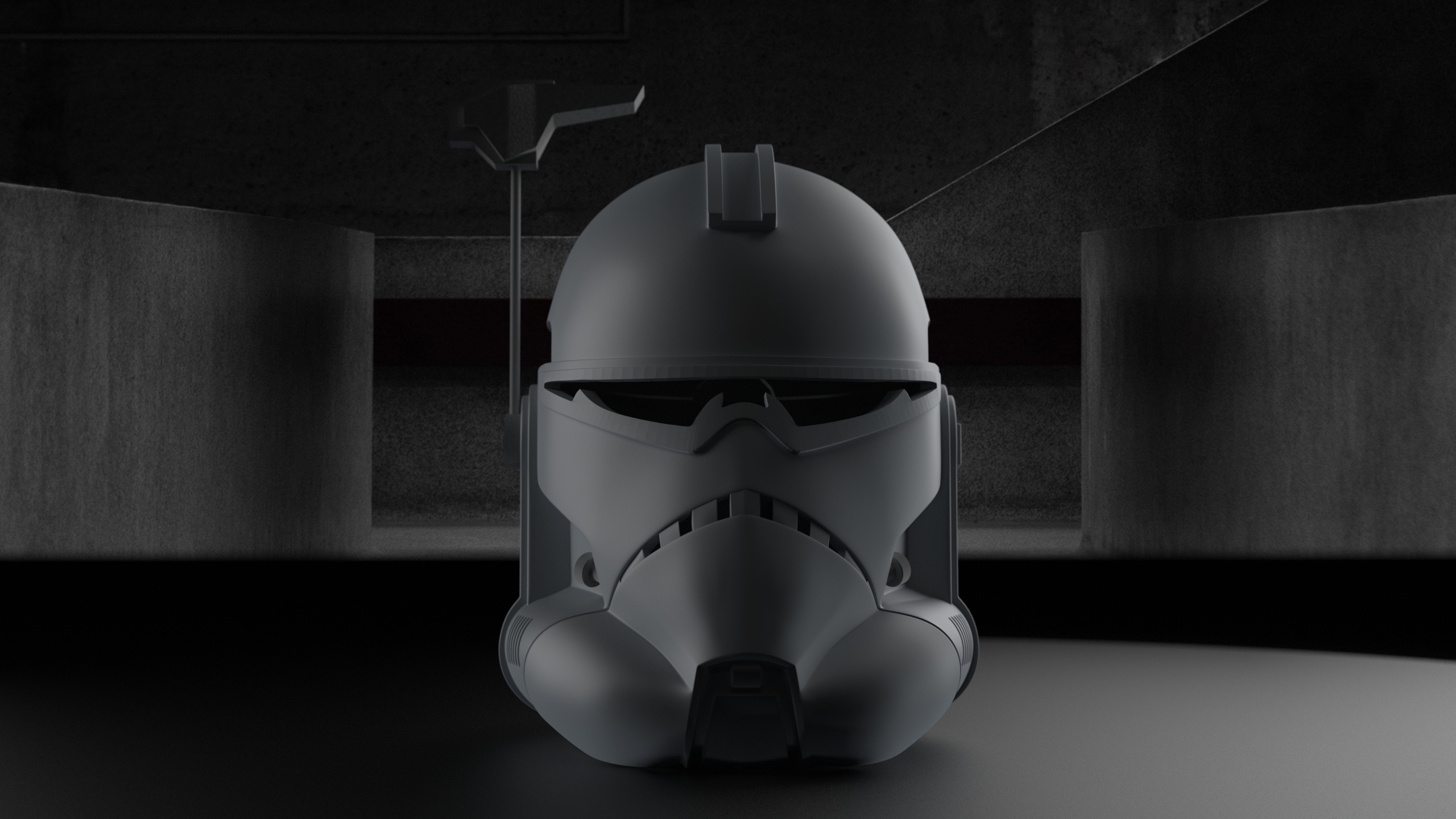 STL file Star Wars Commander Wolffe Helmet ⭐ ・3D printable design to ...