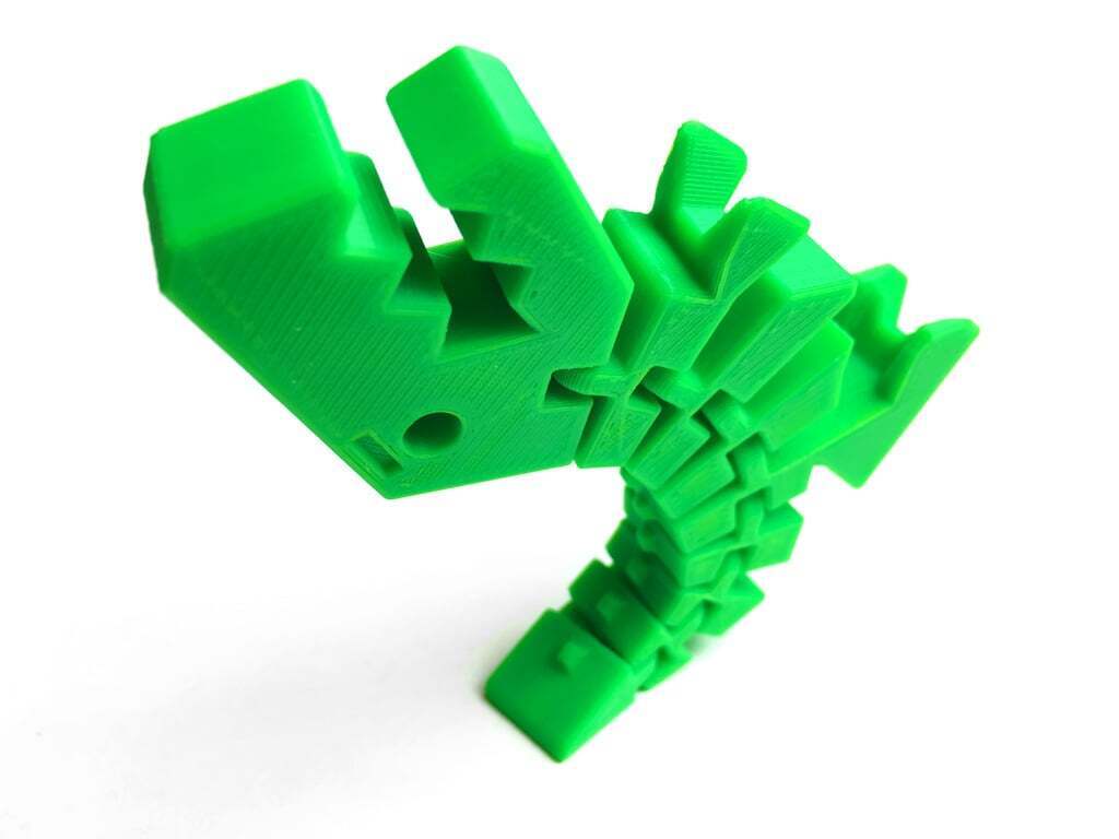 3D printing Flexi Rex with stronger links・Cults