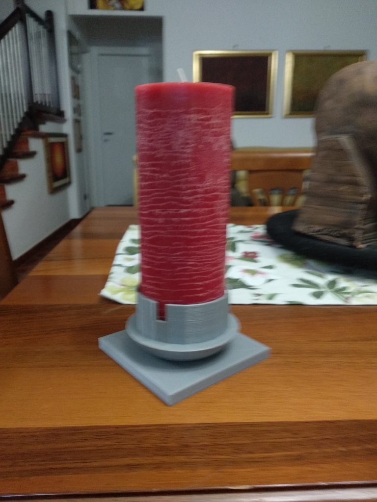 Free STL file Candle Base 🕯️ ・3D printable model to download・Cults