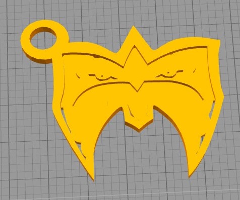 🎨 wwe ultimate warrior keychains・Free STL File for ・Cults
