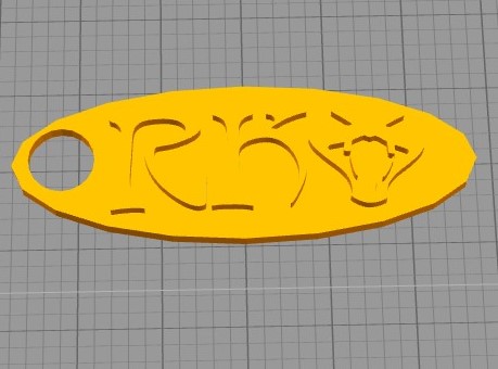 Fichier STL wwe rko randy orton keychain 🗝️・Modèle à imprimer en 3D à ...