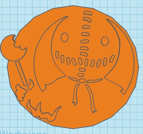 Fichier STL Horror Sam wall art 2 🎨 ・Plan imprimable en 3D à ...