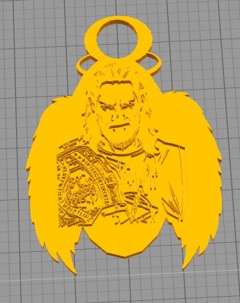STL file wwe seth rollins keychains 🎨・Design to download and 3D print・Cults