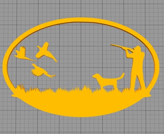 STL file hunting wall art pack 🎨 ・Model to download and 3D print・Cults