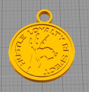 Free STL file wwe john cena keychain 🗝️ ・3D printer design to download ...