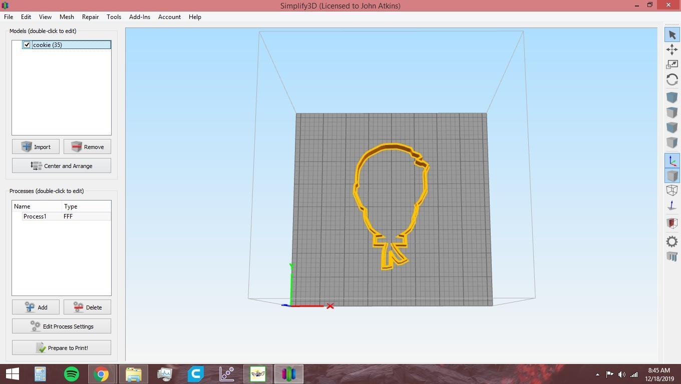 STL file kfc logo cookie cutter 🍪 ・3D printable model to download・Cults