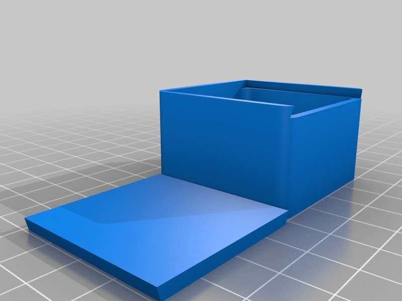 Free 3D file Slide Box 40x40x1 🛝・3D print object to download・Cults