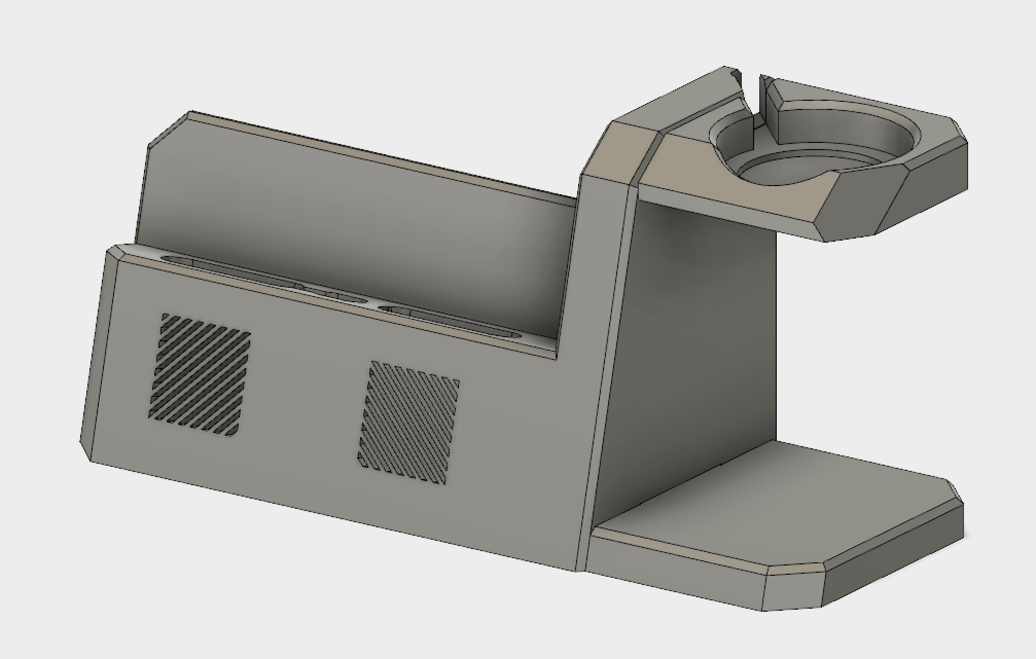 Stl File Modern Iphone And Apple Watch Dock 3d Print Model 📱・3d