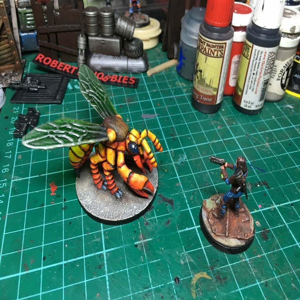 🎲 Martian Mutant Wasp・Free STL File for ・Cults