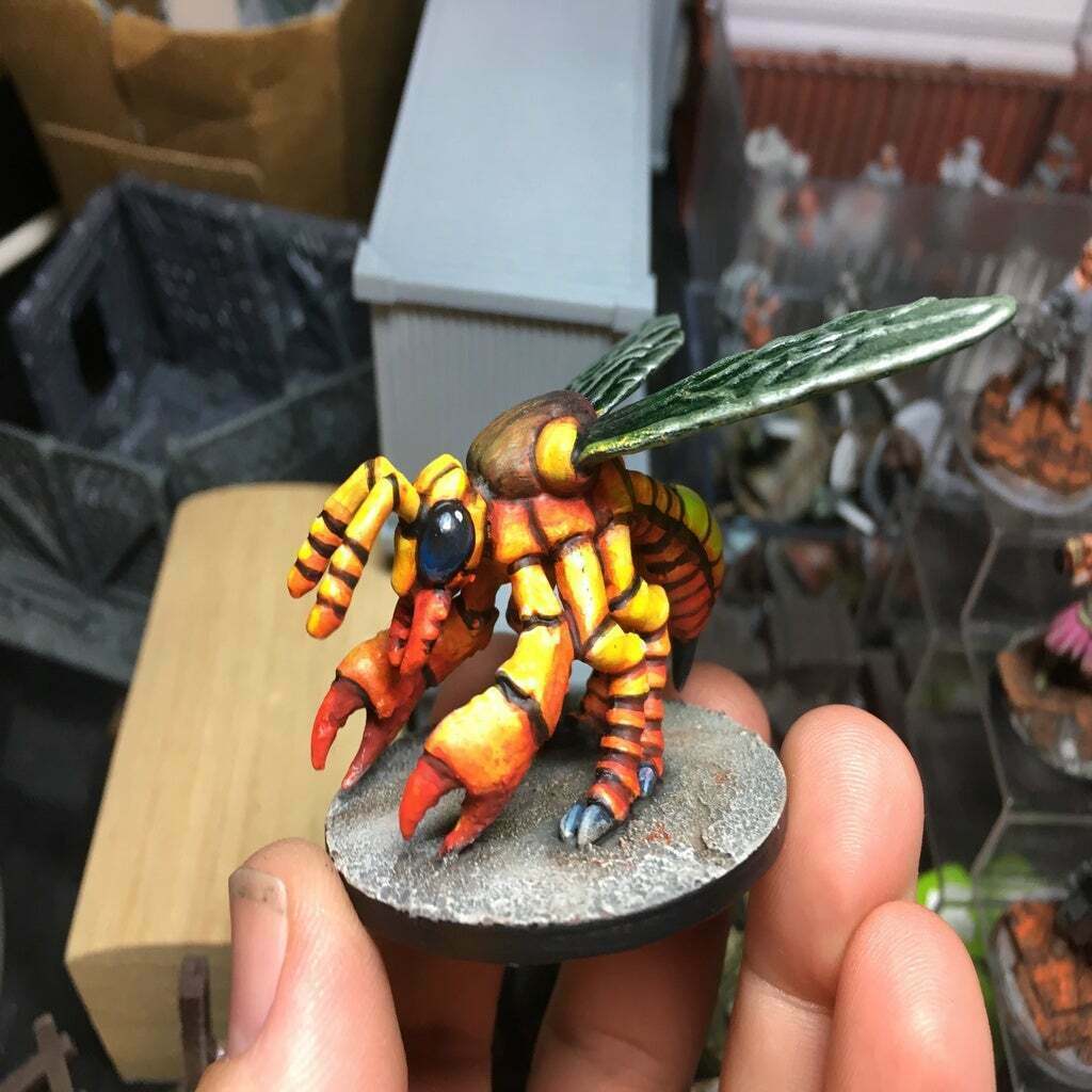 🎲 Martian Mutant Wasp・Free STL File for ・Cults