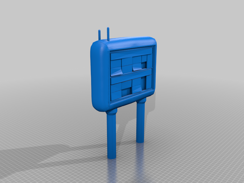 🚀 Red Rocket Gas Sign・Free STL File for ・Cults