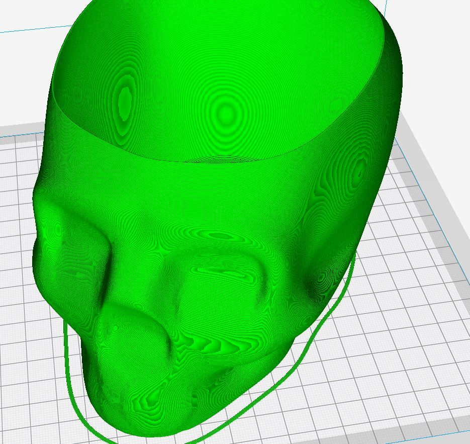 🎃 Halloween Skull Container watertight・Free 3D File for ・Cults