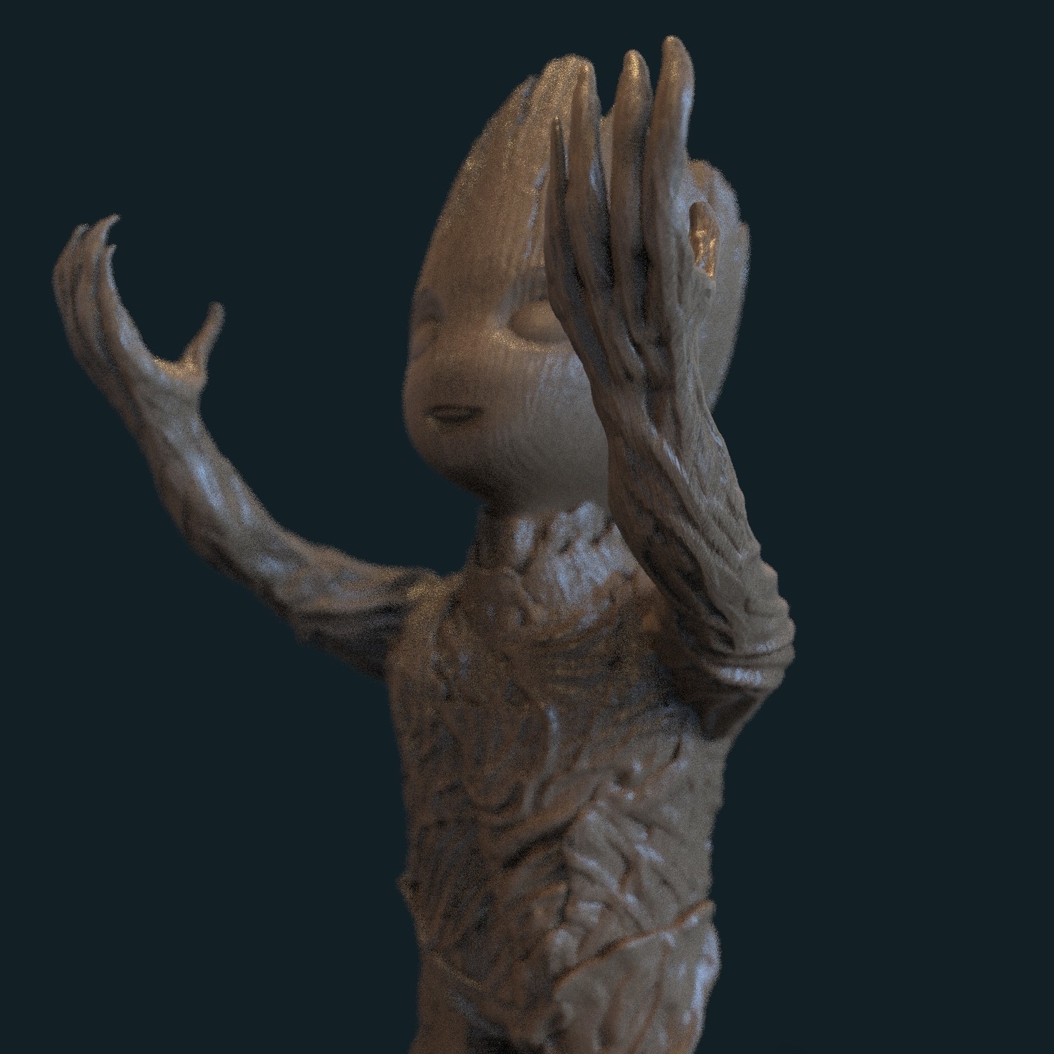 STL file BABY GROOT PEN HOLDER 👶 ・3D printable model to download・Cults