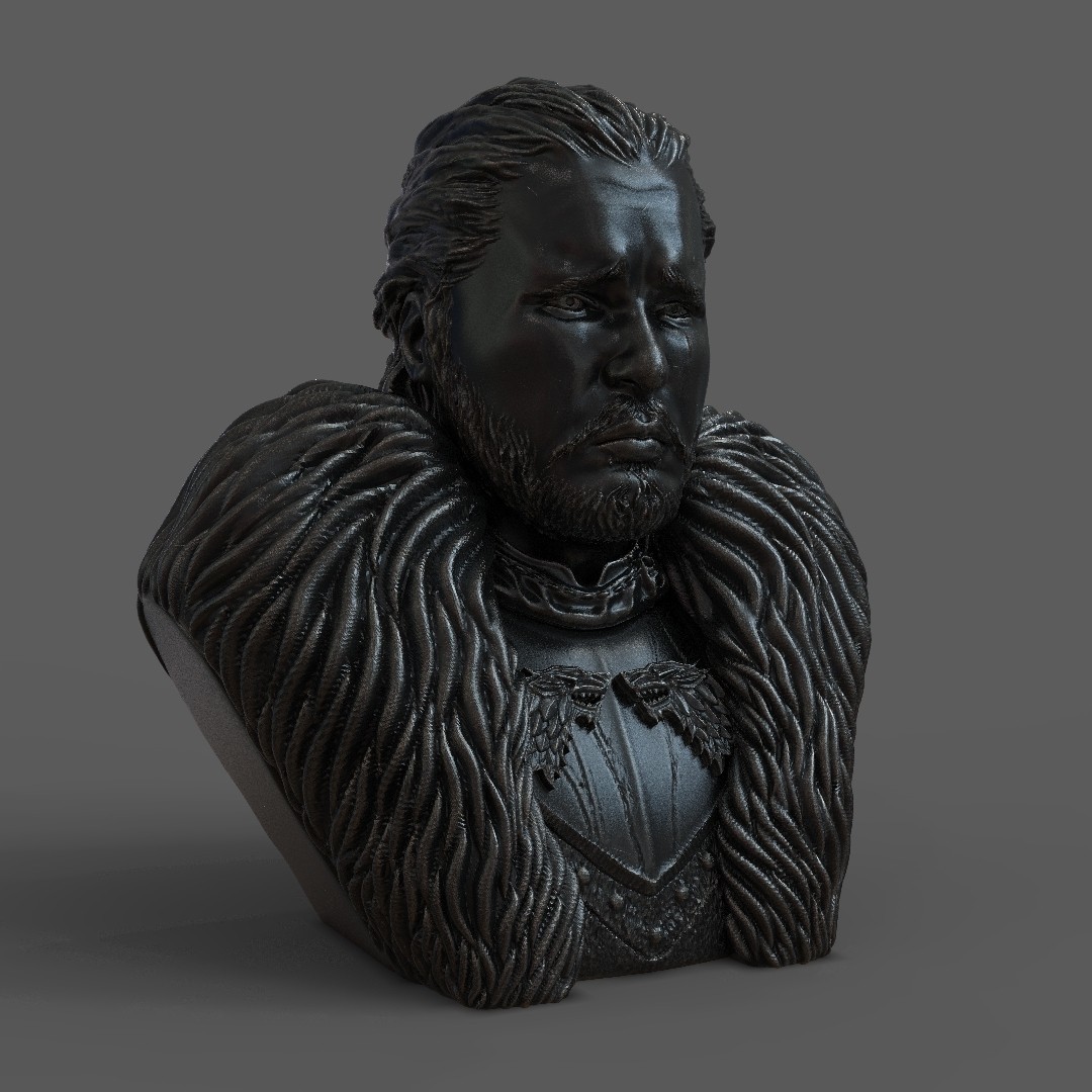 OBJ file Jon Snow - Game of Thrones 🌨️ ・3D printing model to download・Cults