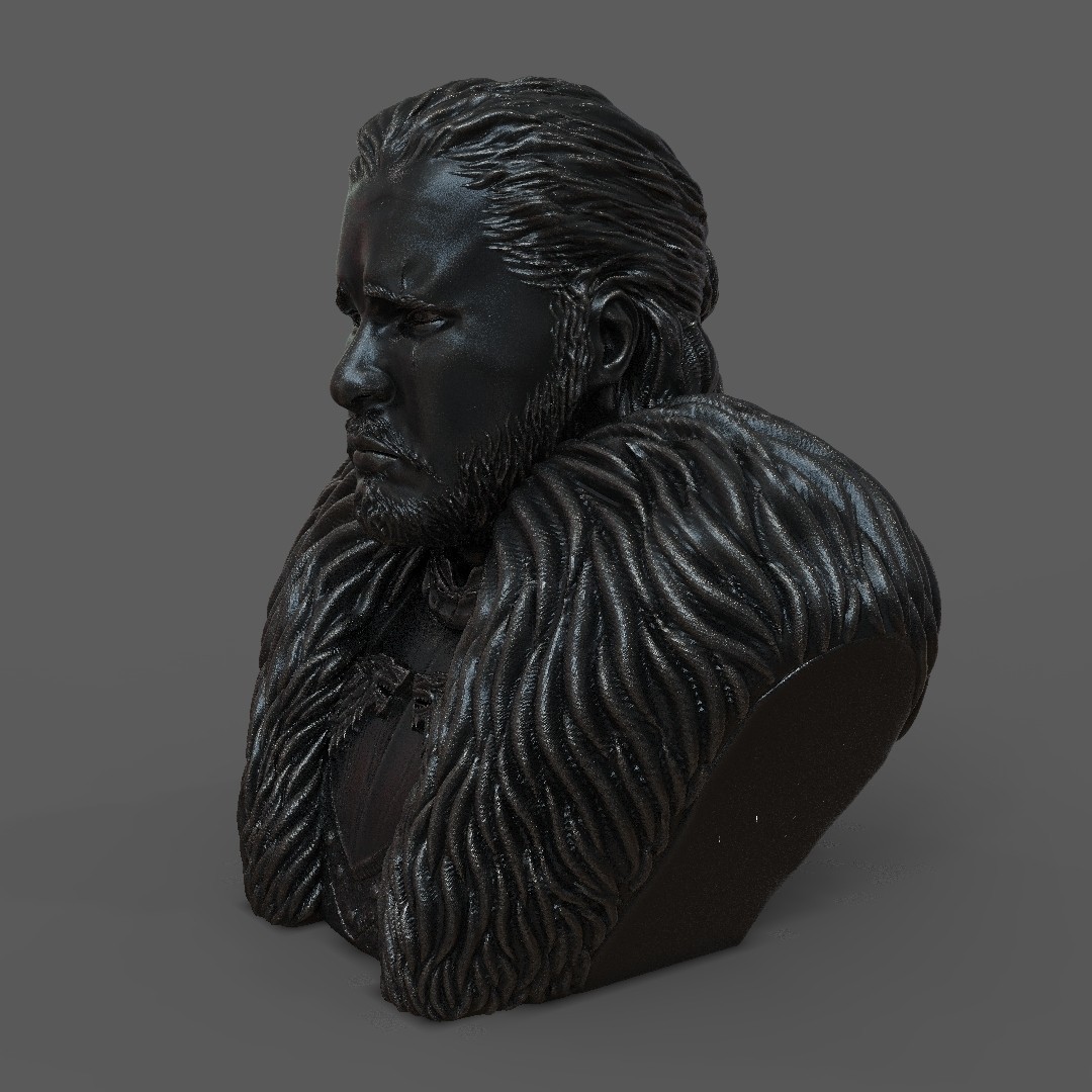 OBJ file Jon Snow - Game of Thrones 🌨️ ・3D printing model to download・Cults