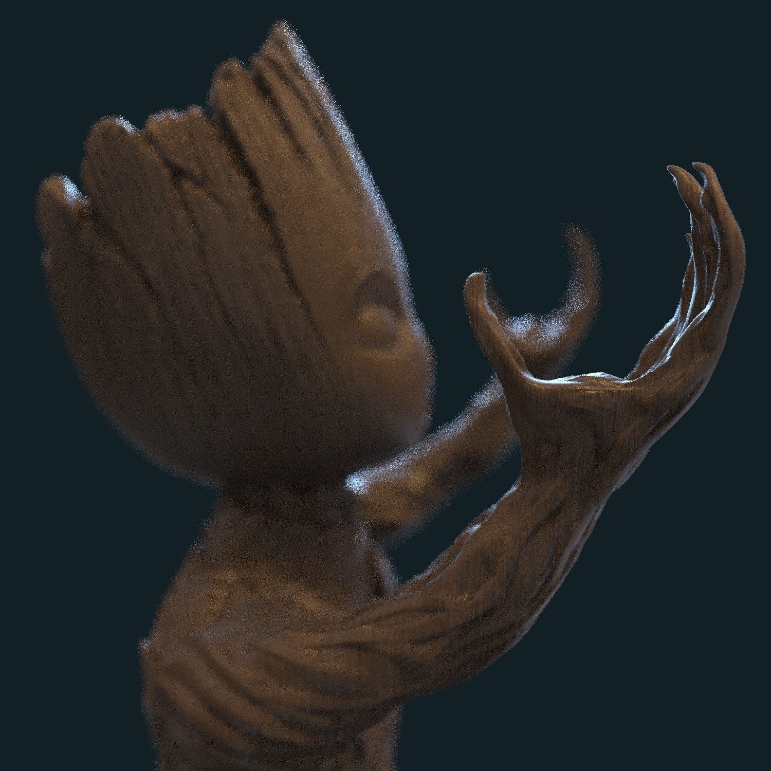 STL file BABY GROOT PEN HOLDER 👶 ・3D printable model to download・Cults