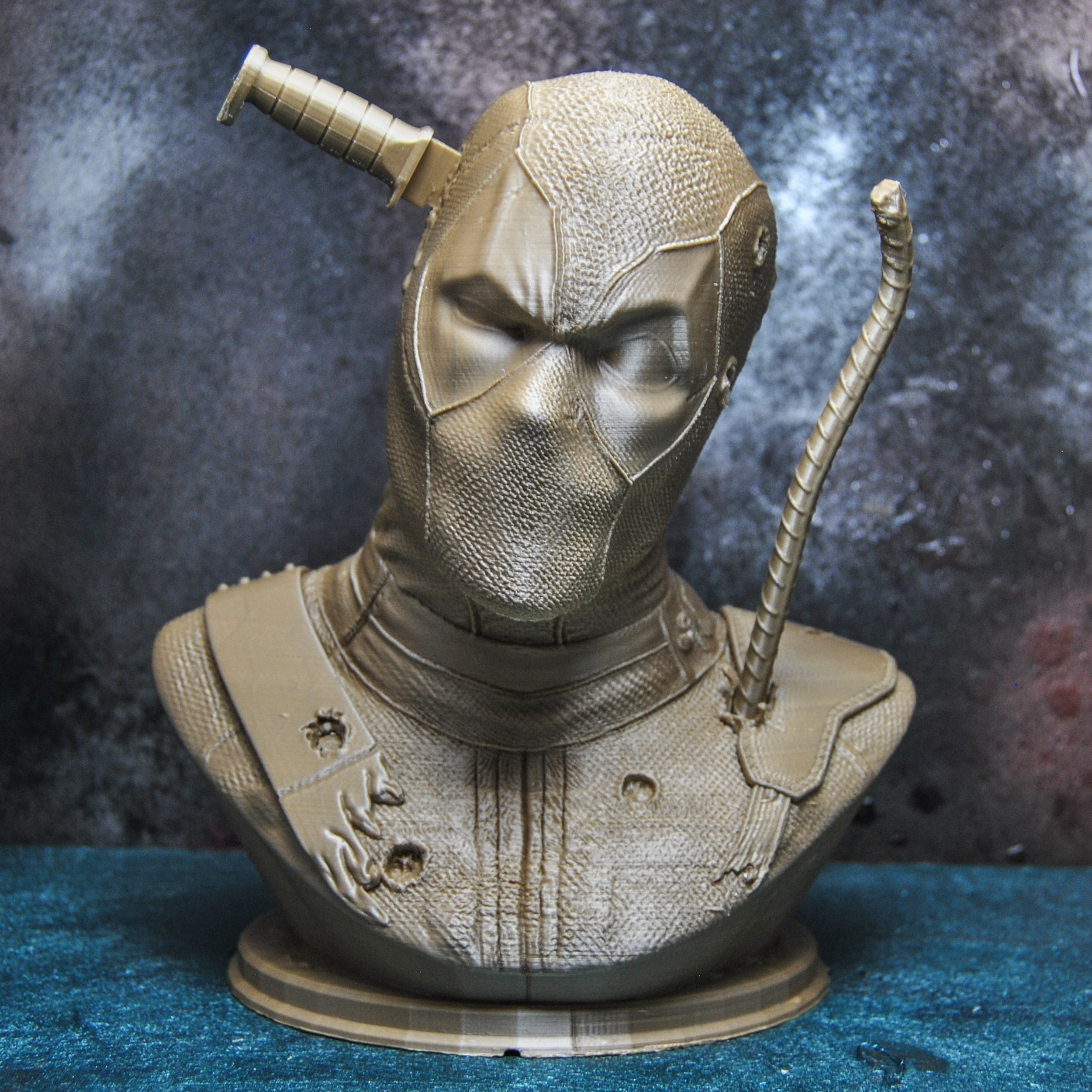 STL file DEADPOOL BUST 👤 ・3D printable model to download・Cults