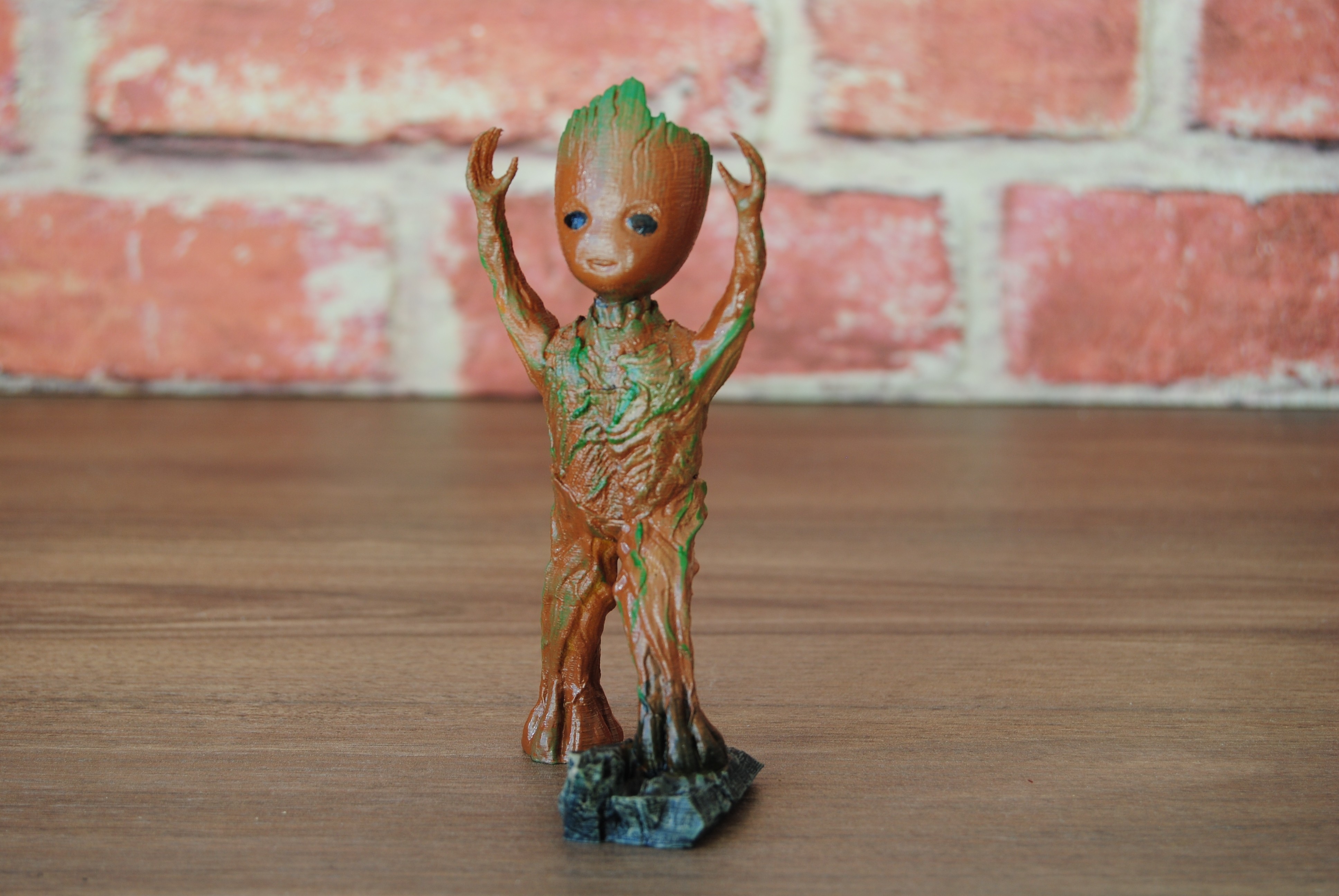 👶 BABY GROOT CELEBRATING・Free STL File for ・Cults
