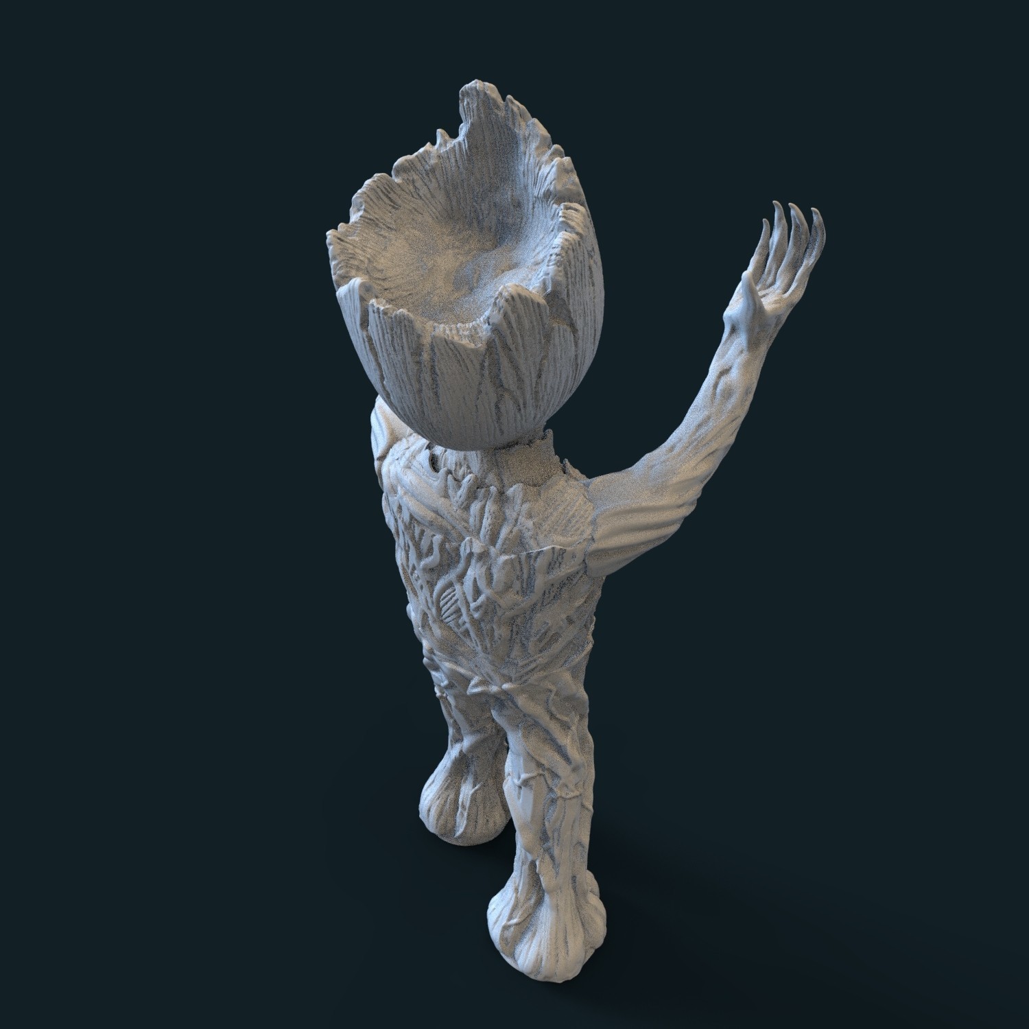 STL file BABY GROOT PEN HOLDER 👶 ・3D printable model to download・Cults