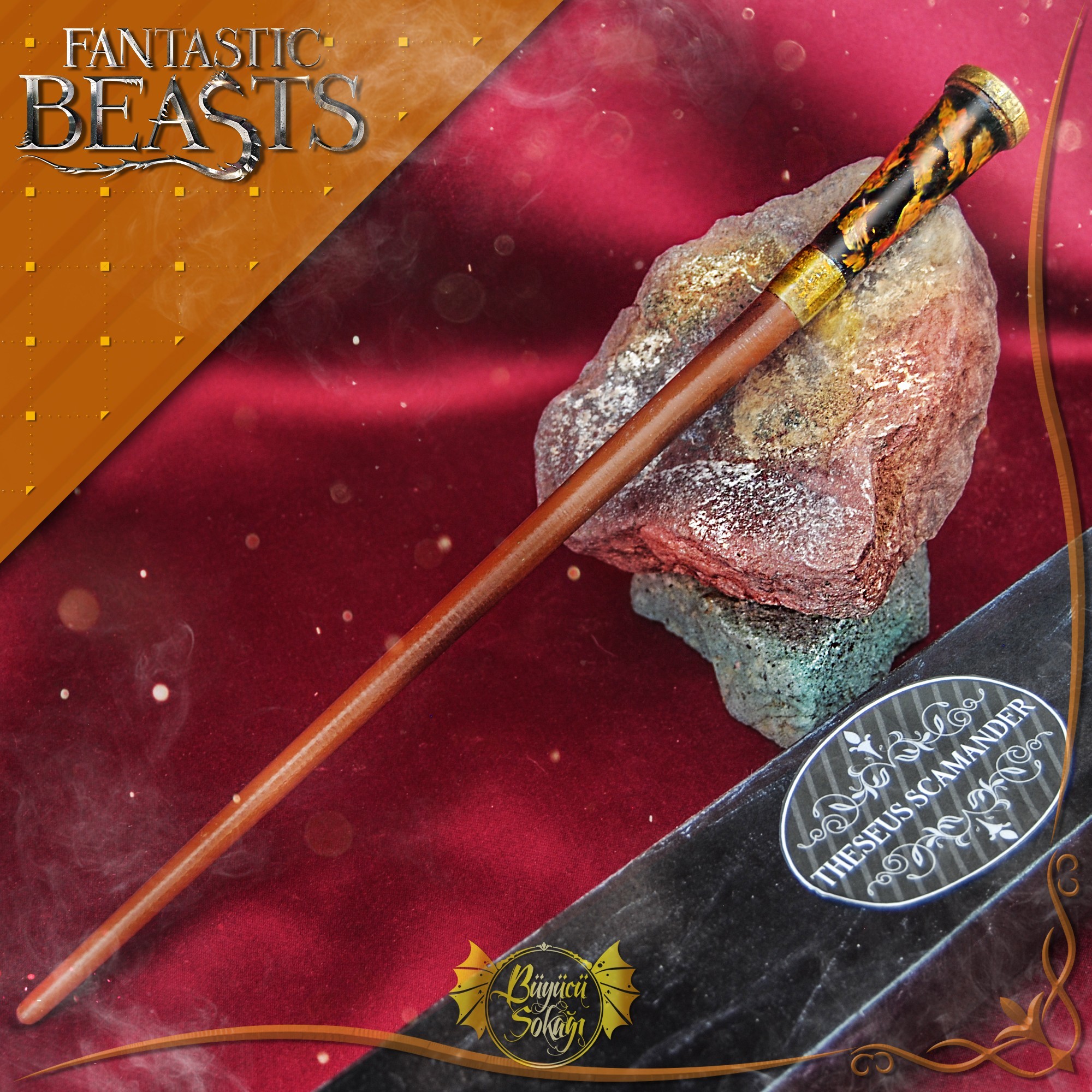 🦸 THESEUS SCAMANDER WAND - FANTASTIC BEASTS・ STL File for ・Cults
