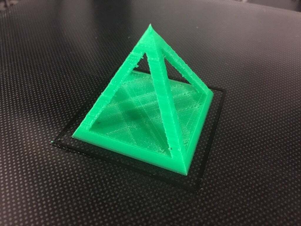 3D printable Hollow Calibration Pyramid・Cults