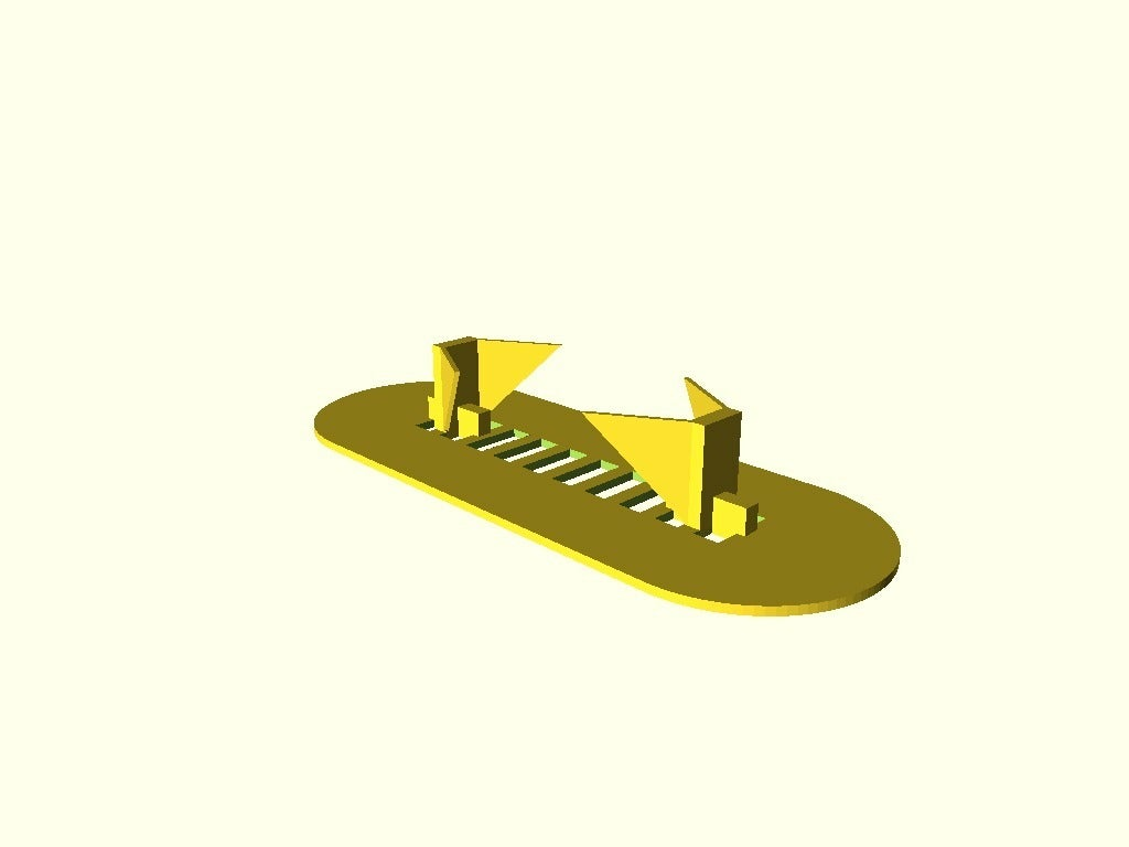 Free STL file Bumble Bee Barrier 🐝 (SCAD)・3D print design to download・Cults