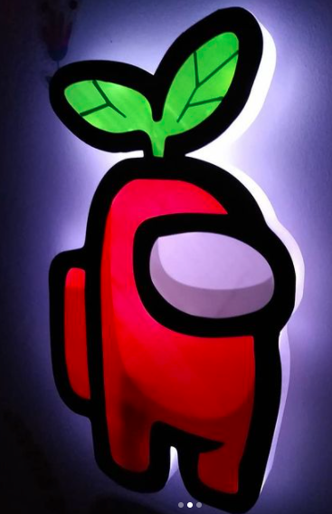 STL file Among Us Lamp - Lamp 🔦 ・3D printable design to download・Cults