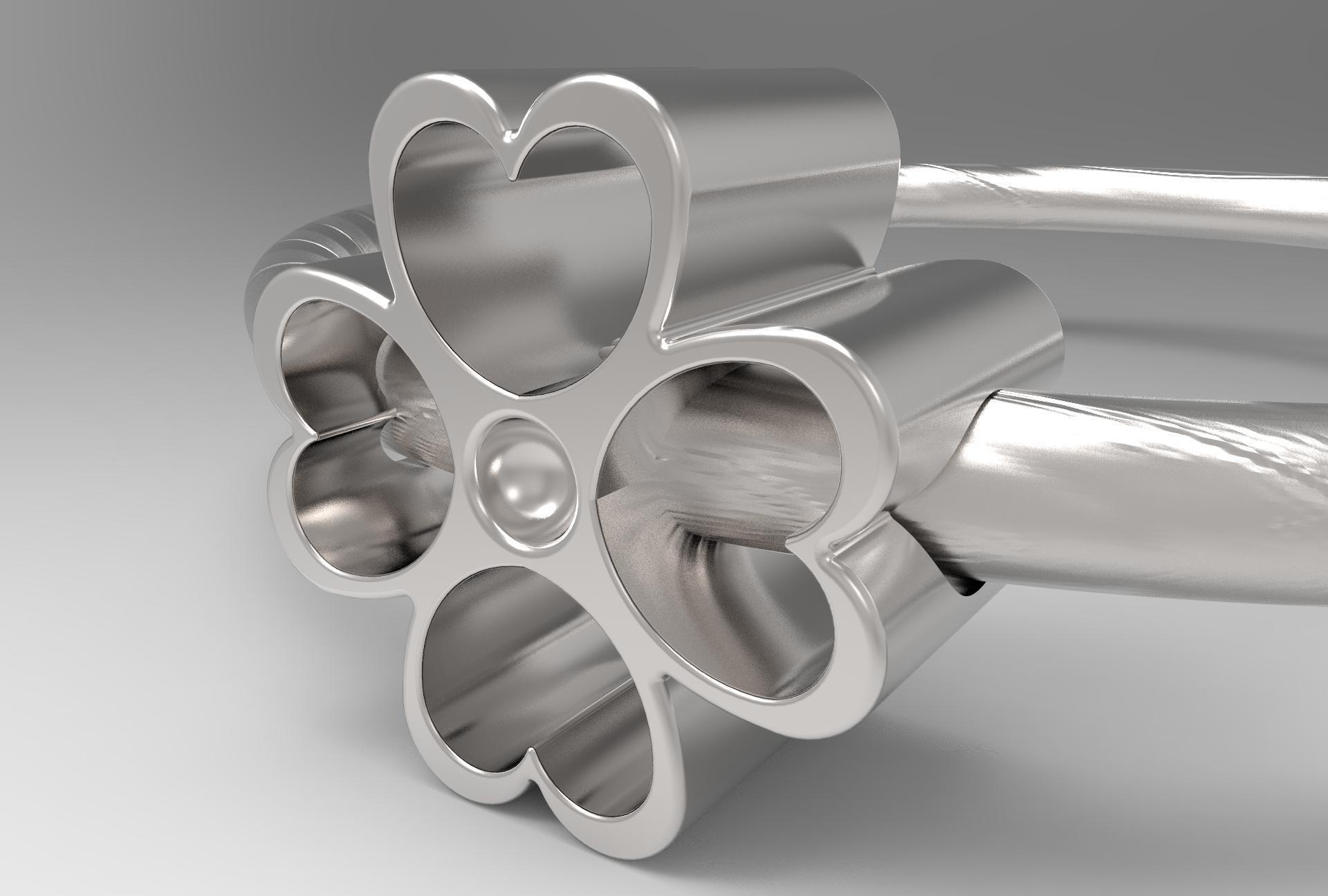 STL file clover charm ☘️ ・Template to download and 3D print・Cults