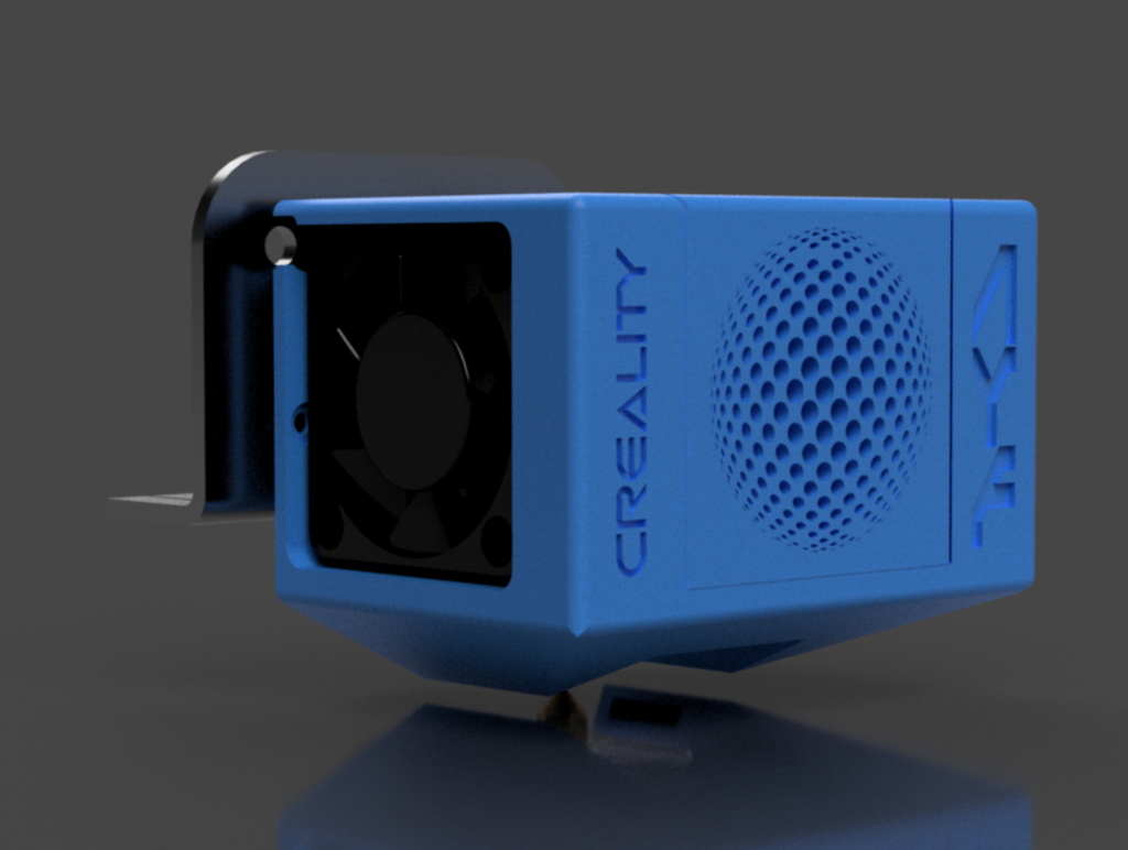 Бесплатный STL файл AYF CR-10 Обтекатель вентилятора 5015/4010 🧞‍♂️・3D ...