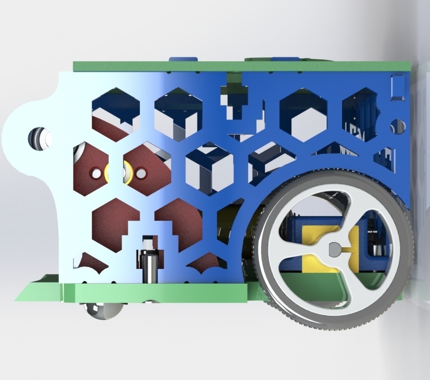 ⚽ Robot de fútbol V 4.0 con sistema de patada y rodillo・Archivo STL ...