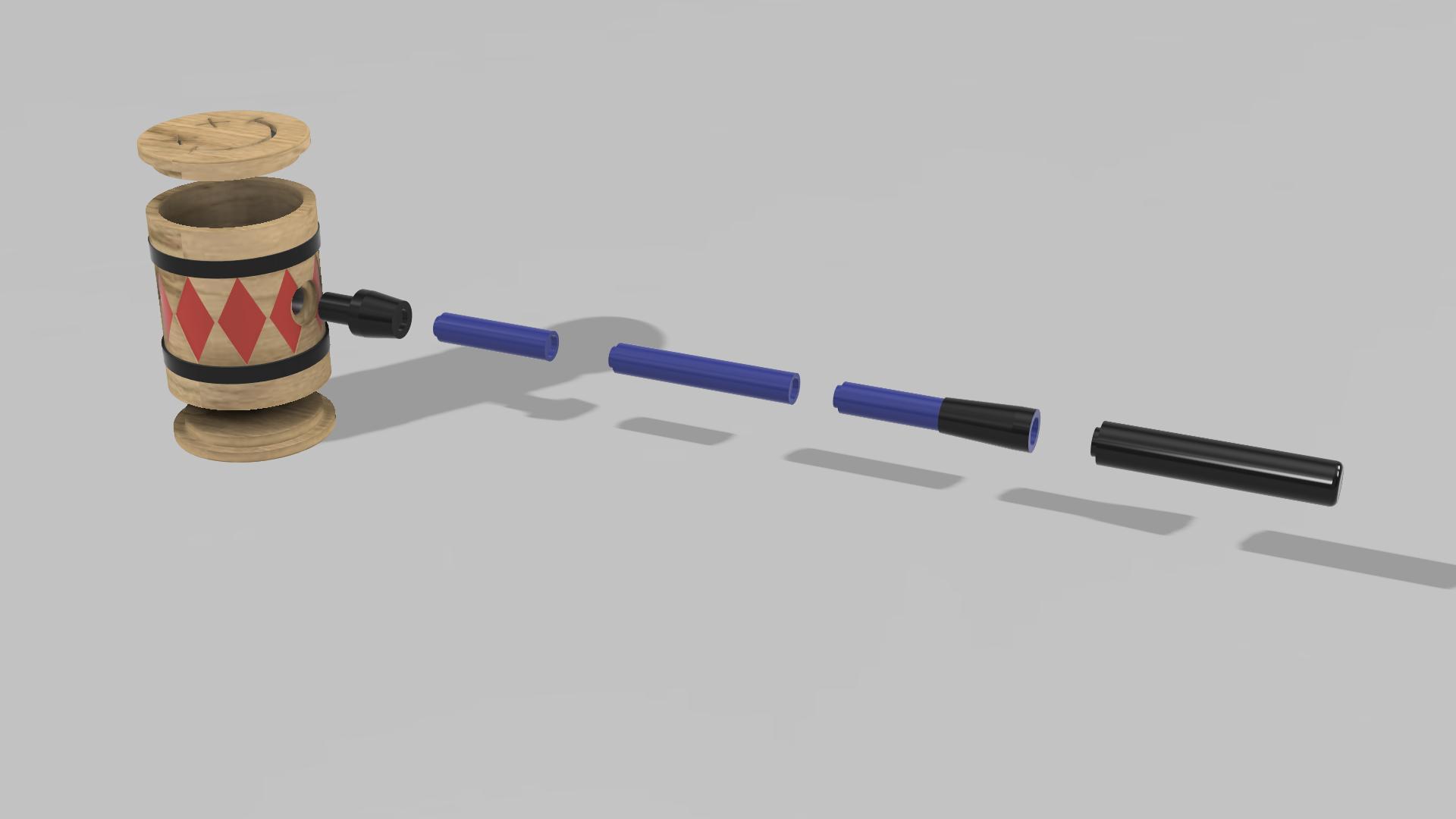 🏍️ birds of prey harley quinn cosplay hammer B.O.P.・ STL File for 3D ...