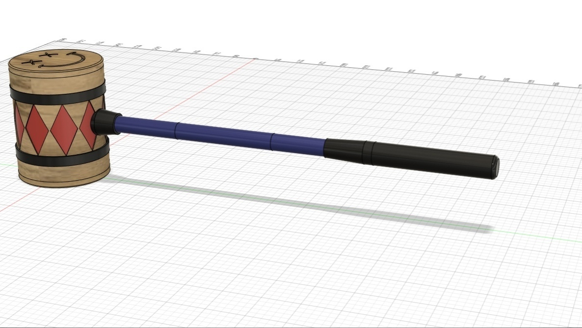 🏍️ birds of prey harley quinn cosplay hammer B.O.P.・ STL File for 3D ...