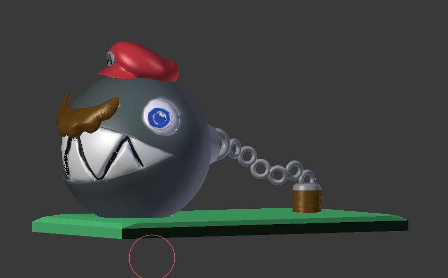 STL file Super Mario Odyssey Chain Chomp Mario 🎉 ・3D printing model to ...