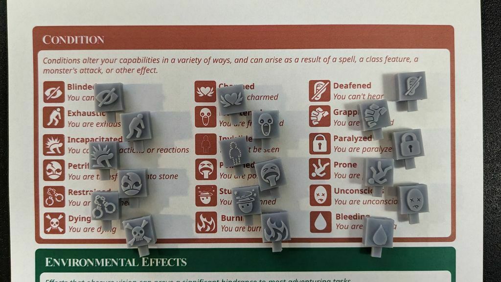 Free 3D file D&D Initiative Tracker with Condition Markers 🎲・3D print ...