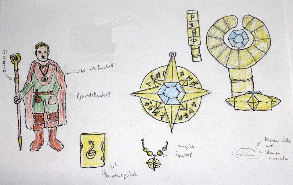 🧙 Magical Amulet for a Wizard or Mage・Free STL File for ・Cults
