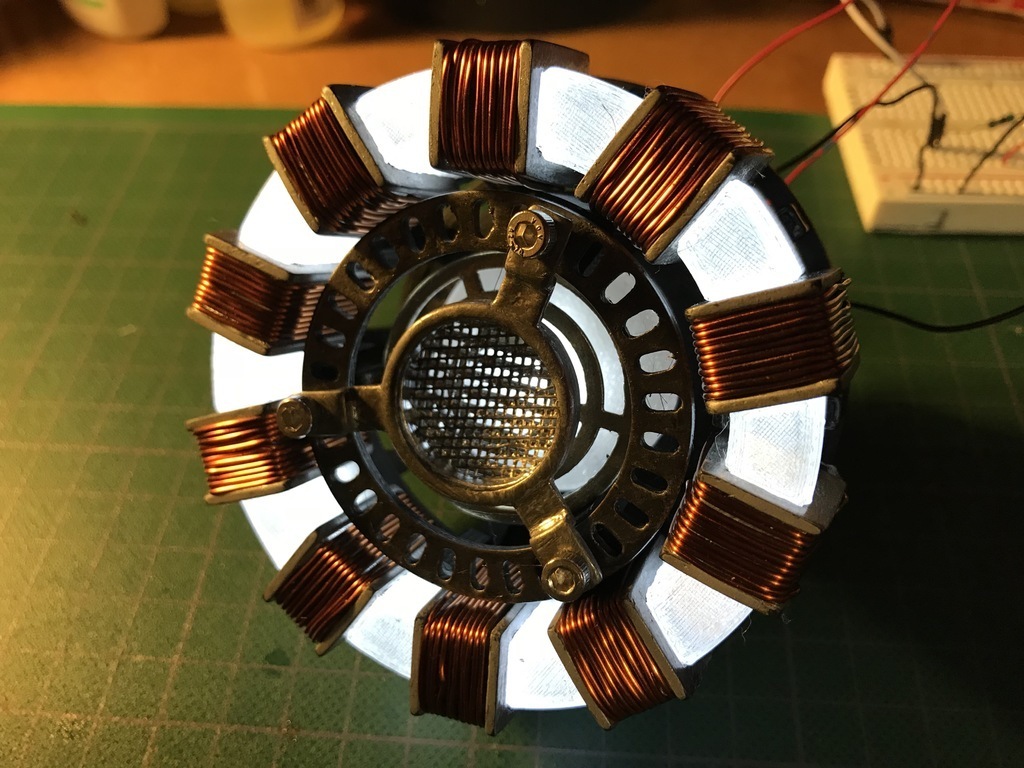 Free STL file Iron Man Arc Reactor 👨 ・Template to download and 3D print ...
