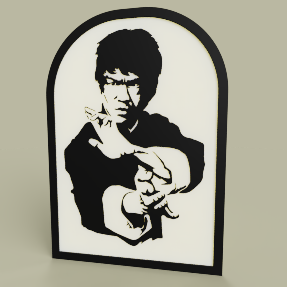 Free STL file Actor - Bruce Lee 🖼️ ・Design to download and 3D print・Cults