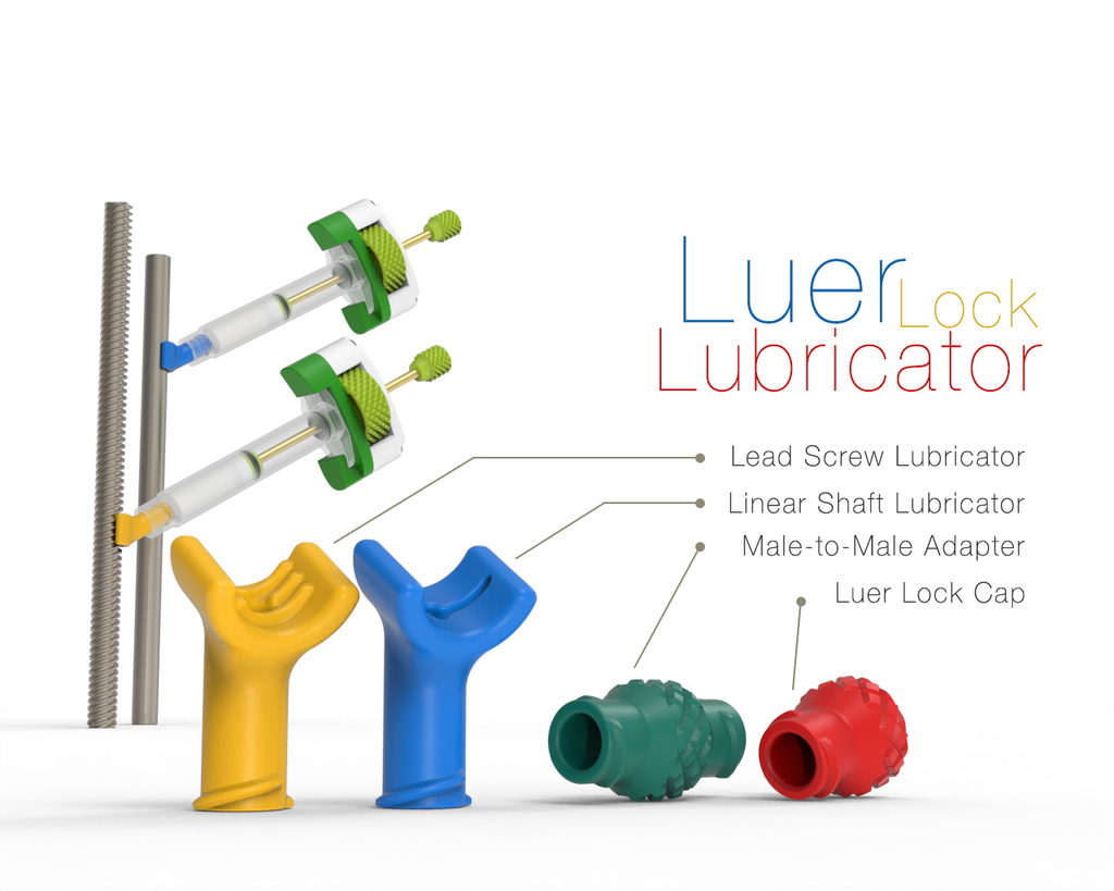 🔒 Luer Lock Lubricator・Free 3D File for ・Cults