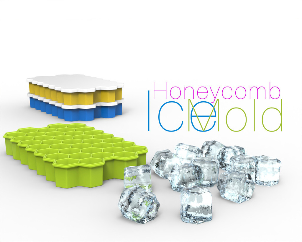Free 3D file Honeycomb Ice Mold 🧊・3D printable model to download・Cults