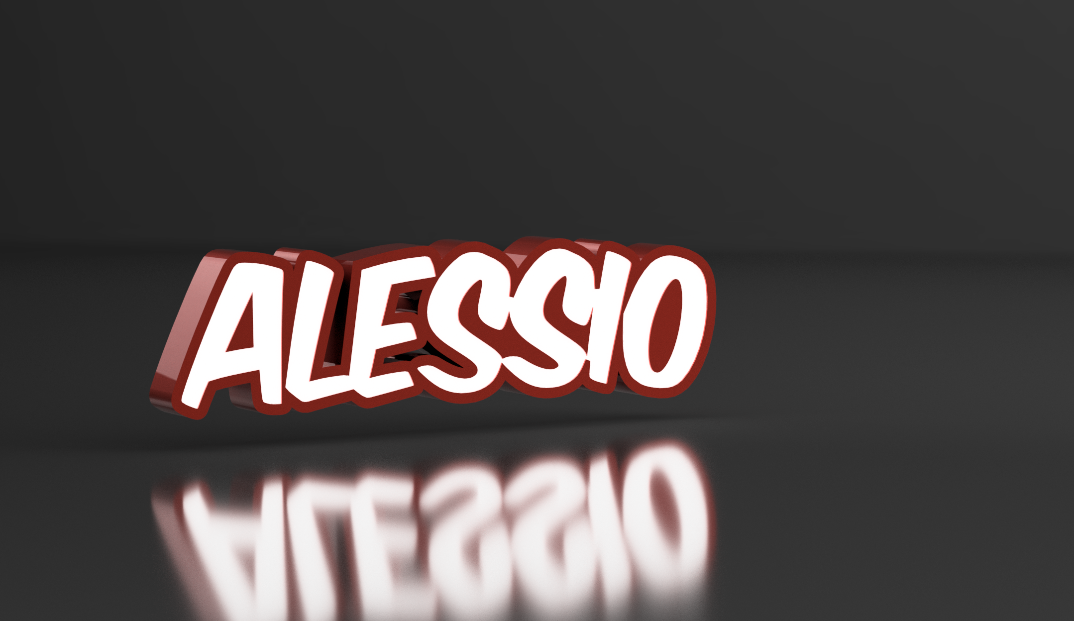 STL file Luminous Name Alessio 🎨 ・3D printing idea to download・Cults