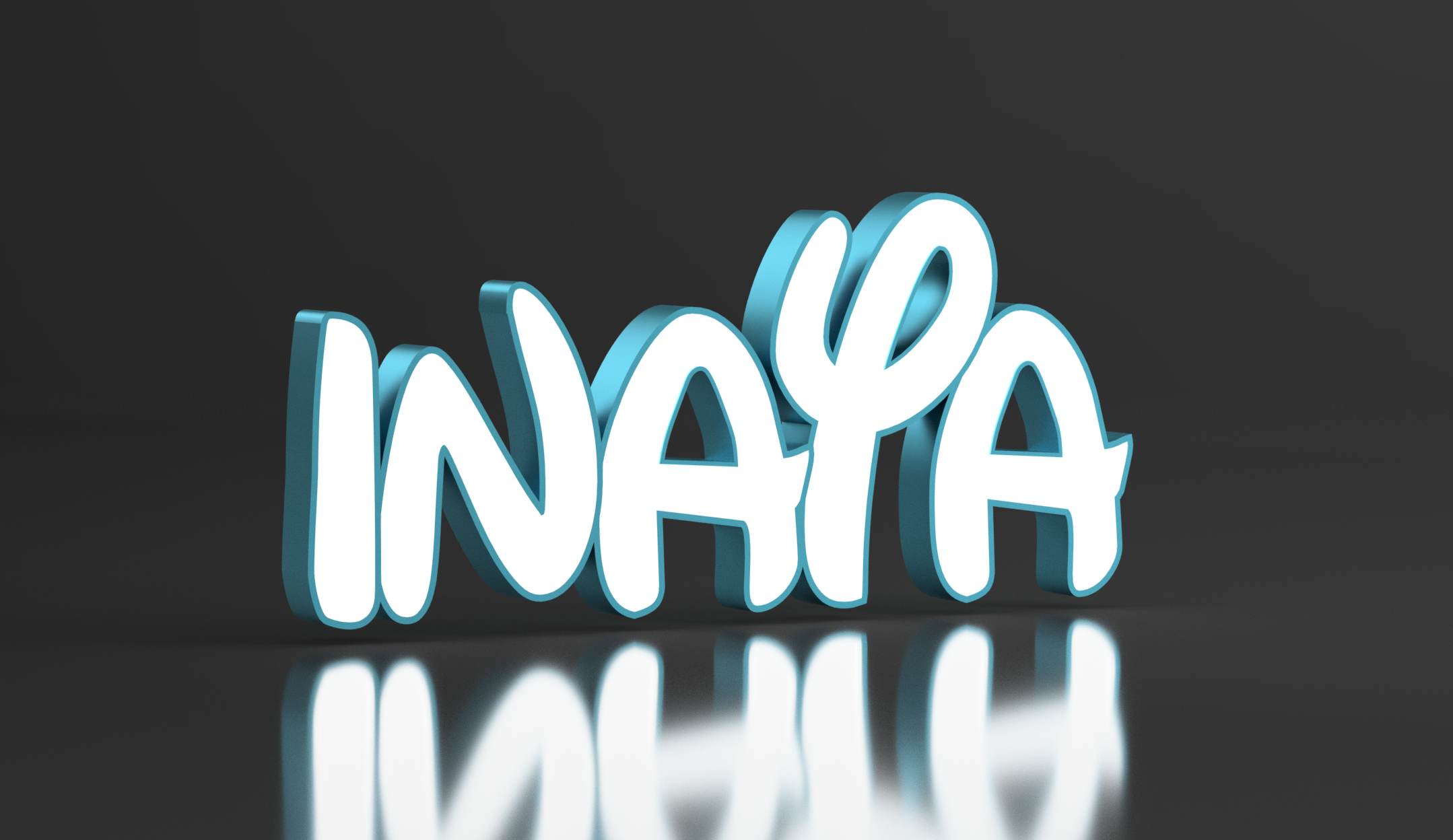 Fichier STL Prénom Lumineux Inaya-v2 🎨 ・Design à télécharger et à ...