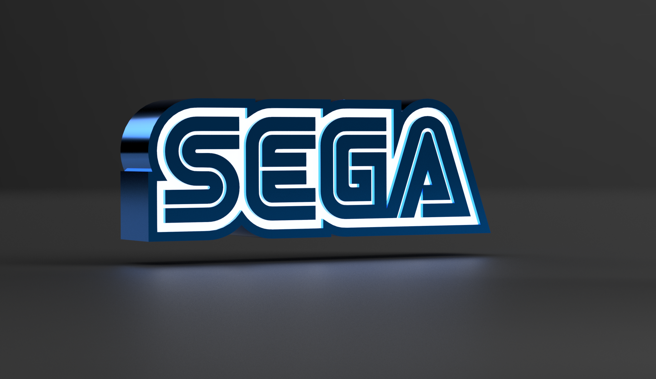 STL file SEGA - LED Lamp 🔦 ・3D print design to download・Cults