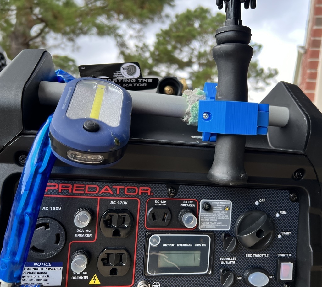 🧞‍♂️ Predator 3500 Generator_Umbrella_holder・Free 3D File for ・Cults