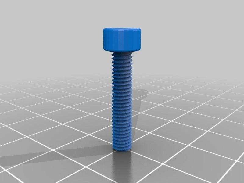 🧢 M4 x 20mm Cap head screw・Free STL File for ・Cults