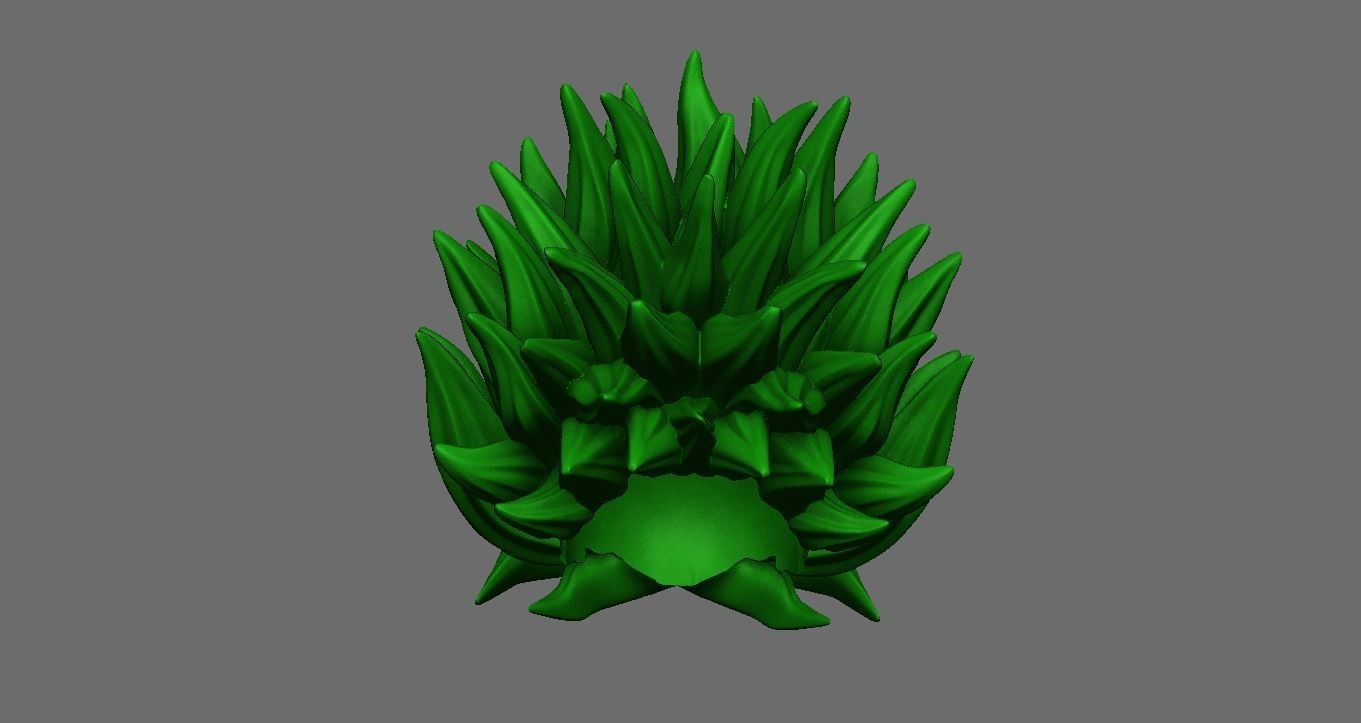 💇 Broly Hair - Dragon ball - For Cosplay・ STL File for ・Cults