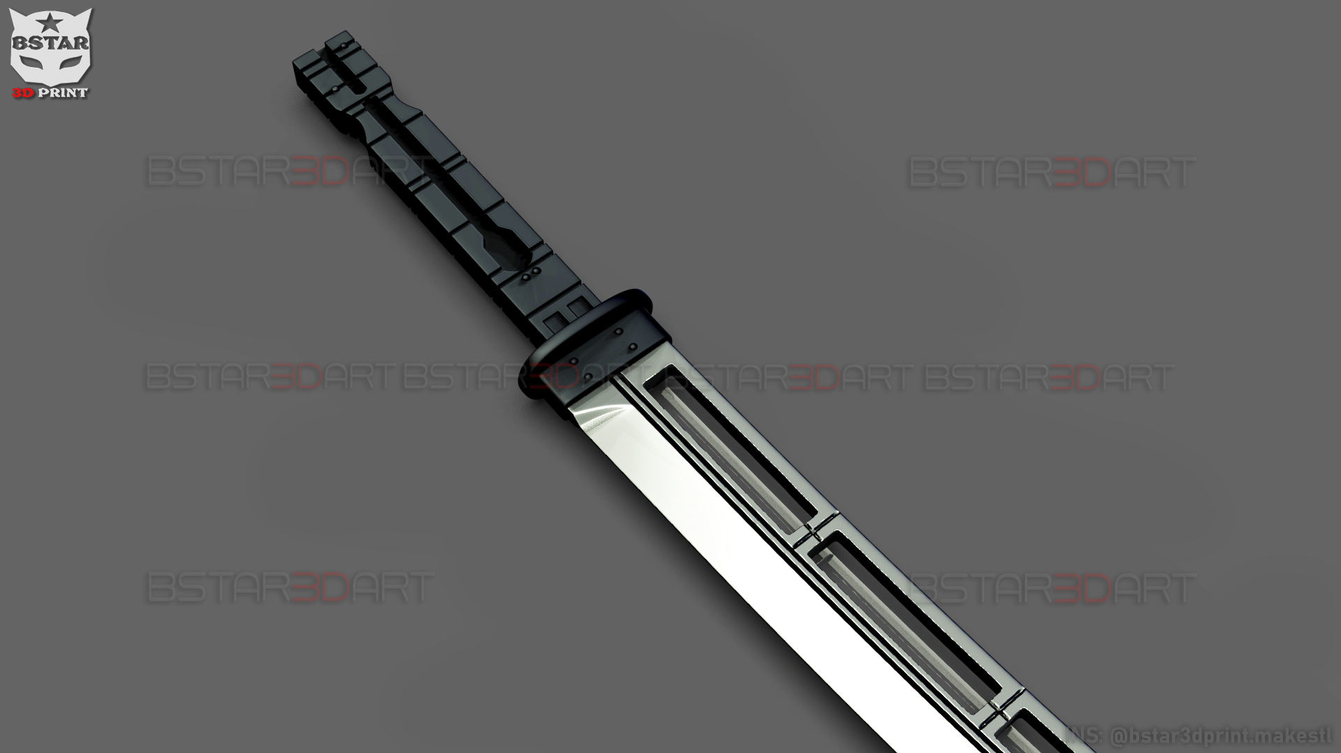 STL file Hawkeye Katana Sword - Clint Barton Weapon - High Quality ...