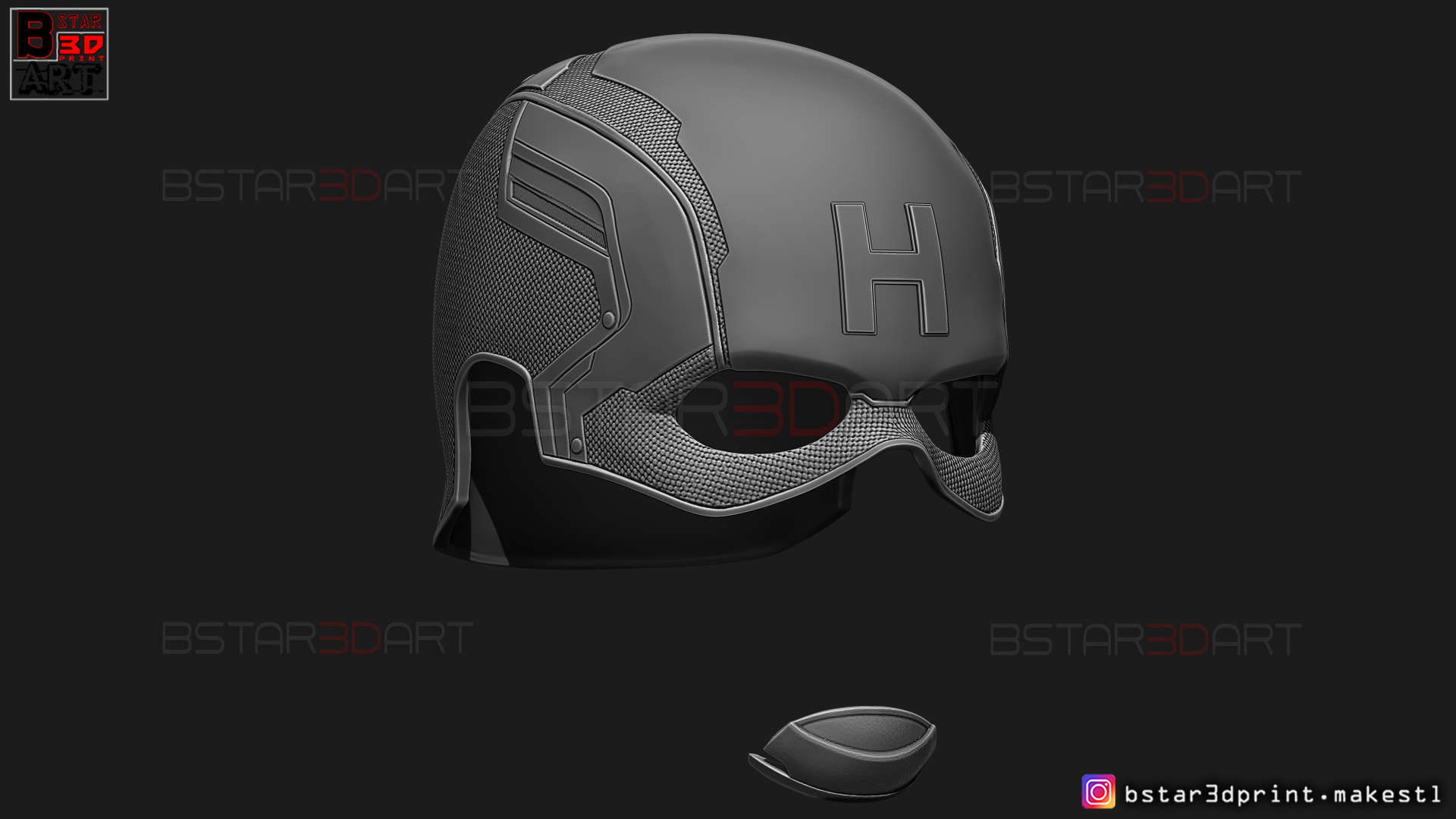 🪖 Captain Hydra Helmet - Marvel Comics - High Quality Model 3D print ...