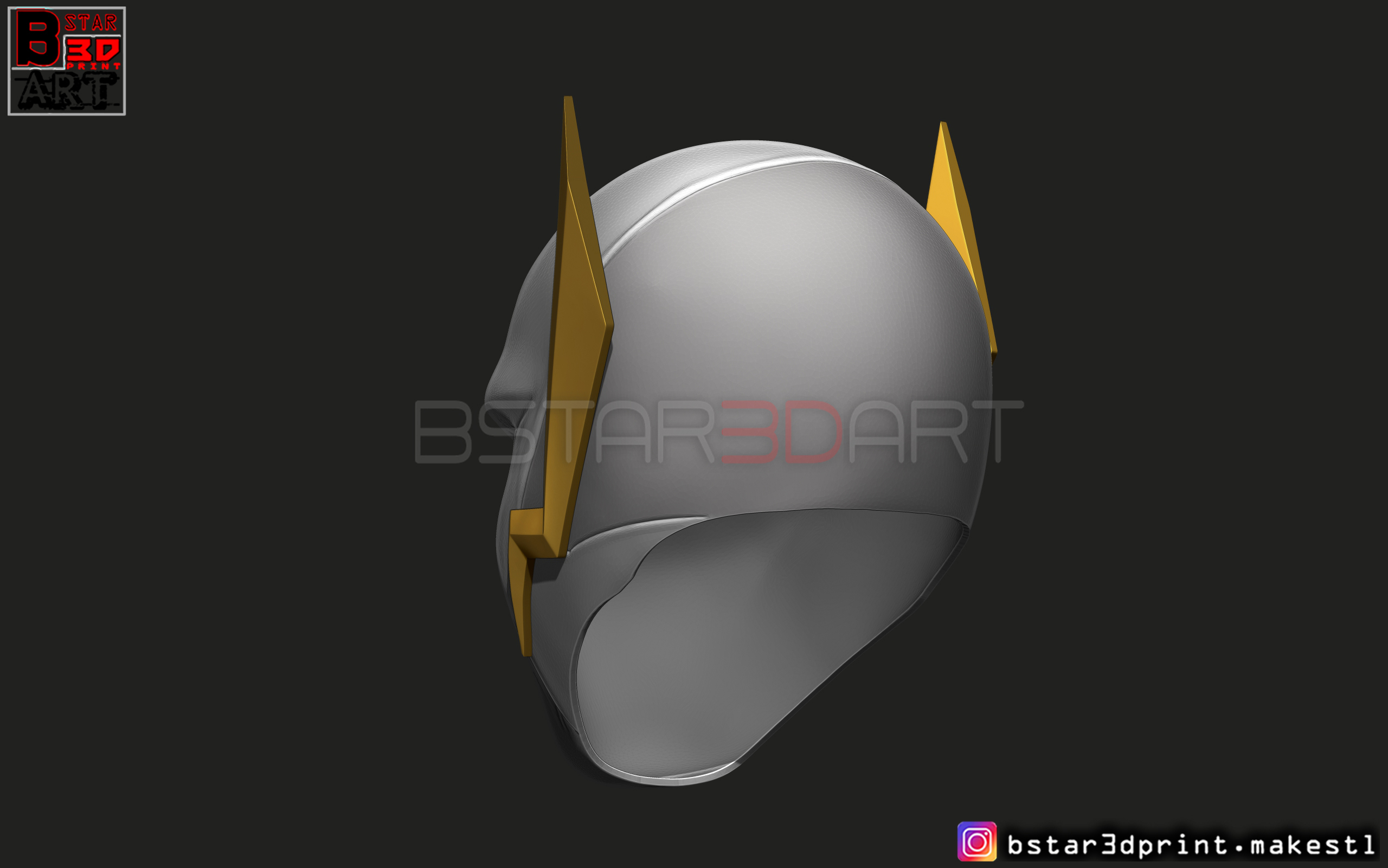 arquivo STL Godspeed Mask - Flash God Season 6 - Flash cosplay helmet 🪖 ...